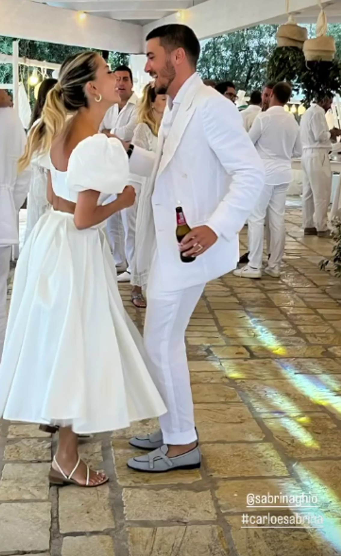 Sabrina Ghio, seconda cerimonia di nozze in Puglia con la festa in ...