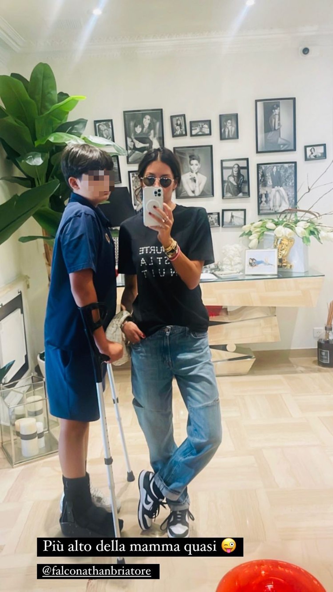 Elisabetta Gregoraci, il figlio Nathan Falco a 12 anni è già più alto ...