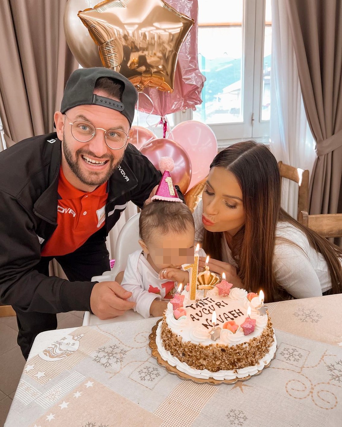 Alessia Macari festeggia il primo compleanno della figlia Nevaeh: le ...