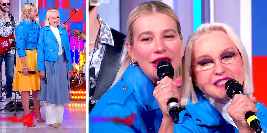 Clizia Incorvaia in tv con la suocera Eleonora Giorgi, ballano e ...