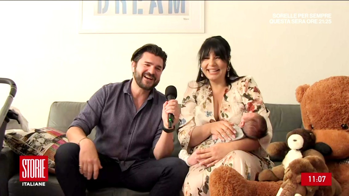 L'ex di Anna Pettinelli, Stefano Macchi, e la compagna Elisa D'Ospina per la prima volta in tv ...