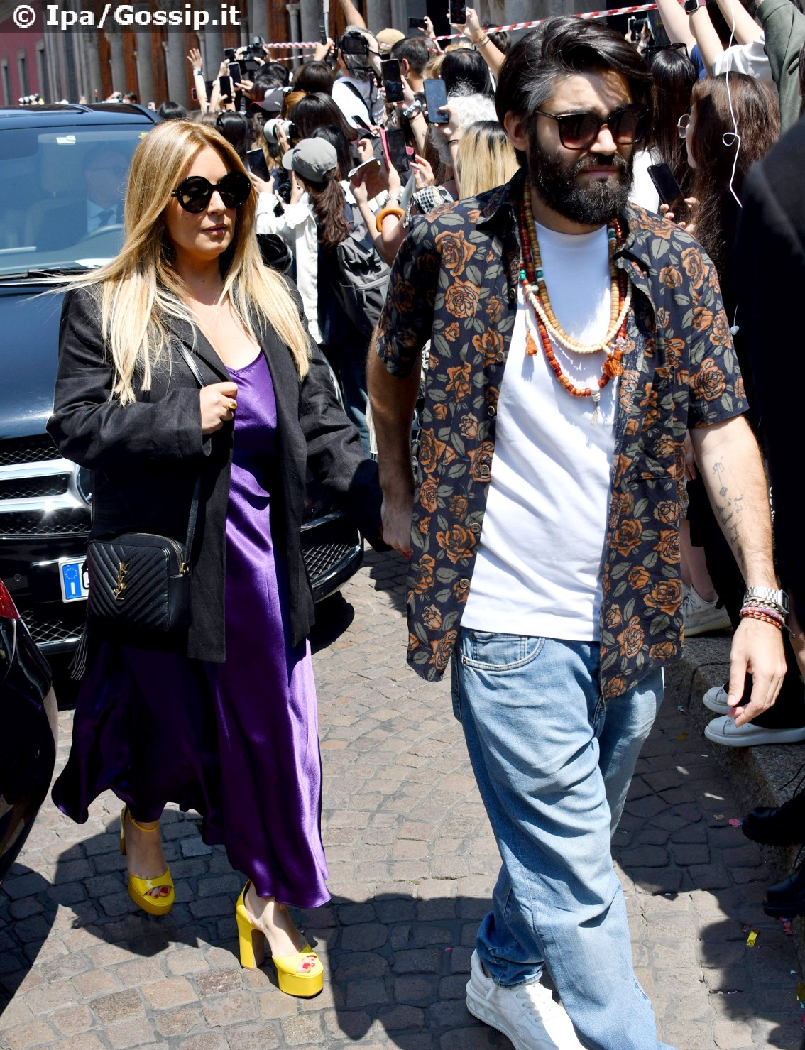 Selvaggia Lucarelli e il fidanzato Lorenzo Biagiarelli: rara ...