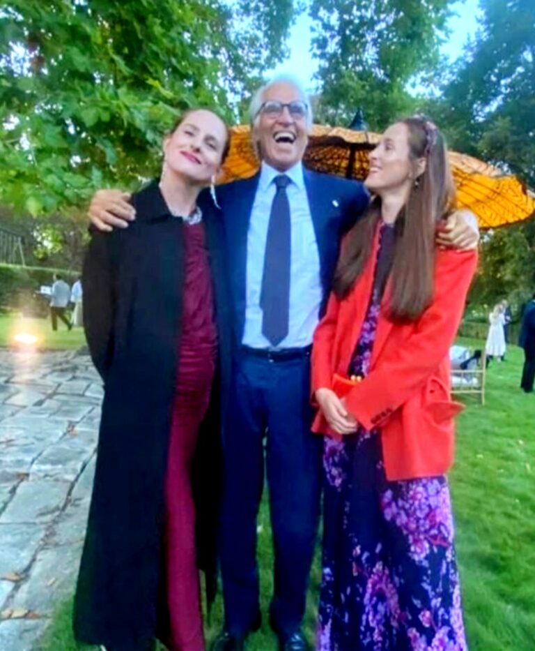 Giovanni Malagò e le figlie gemelle avute con Lucrezia Lante della ...