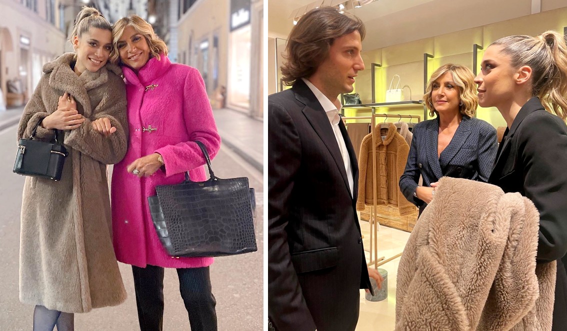 Myrta Merlino complice nella notte romana con l'amica ex velina ...