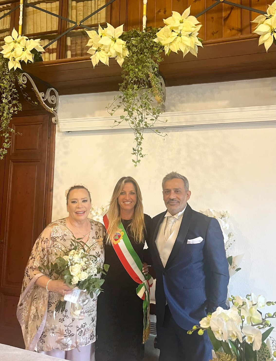 L'attrice Barbara De Rossi a 63 anni si è sposata per la terza volta ...