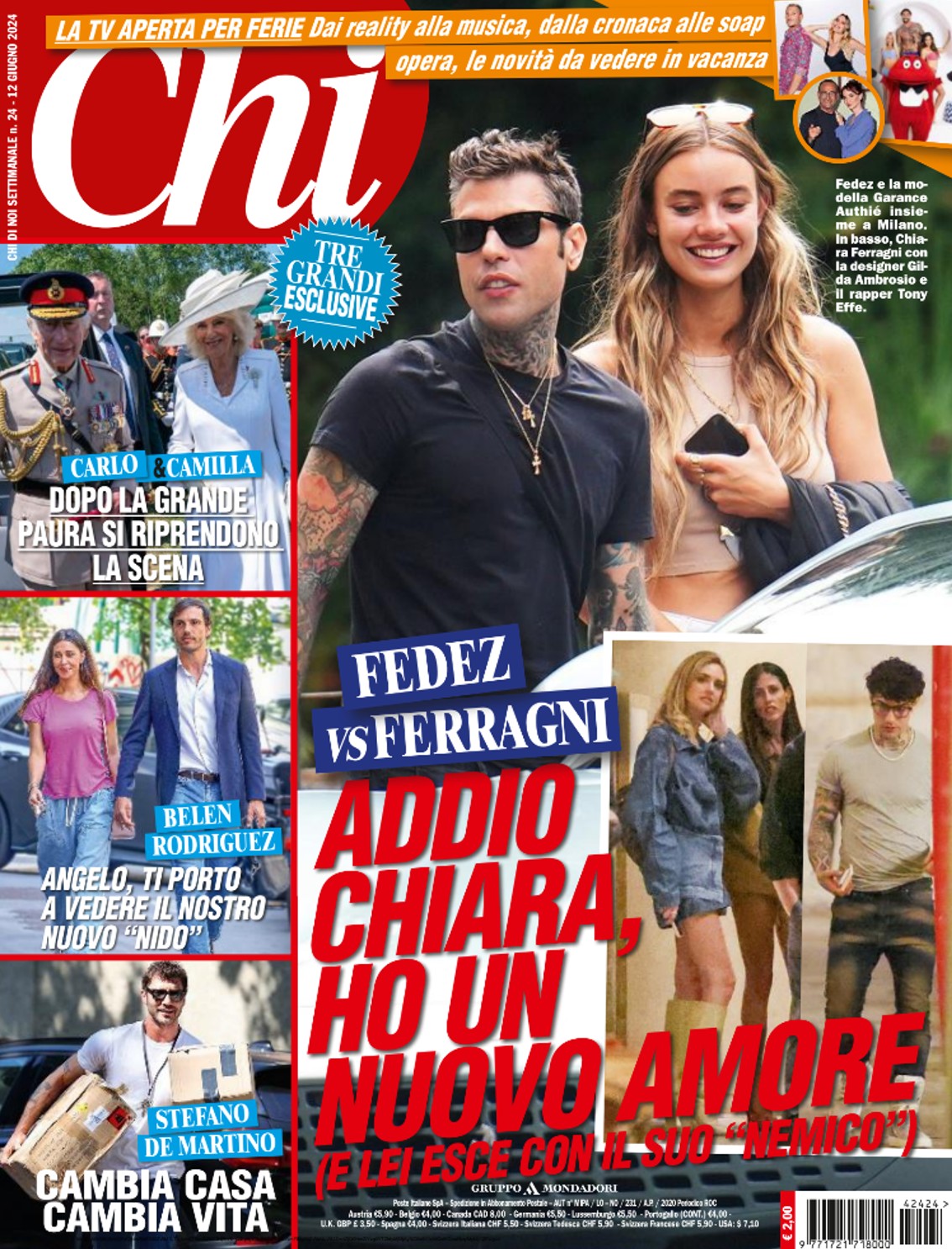 Fedez e la nuova giovanissima fidanzata Garance Authié paparazzati alla ...