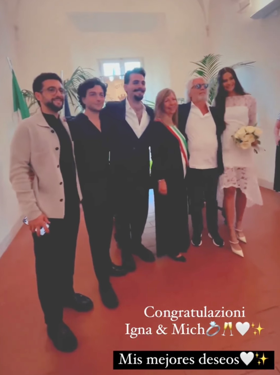 Ignazio Boschetto de 'Il Volo' ha sposato l'ex Miss Venezuela Michelle ...