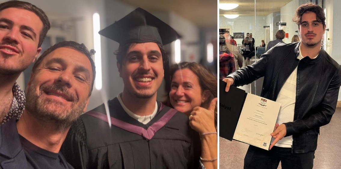 Raoul Bova e l'ex moglie Chiara Giordano si ritrovano con entrambi i ...