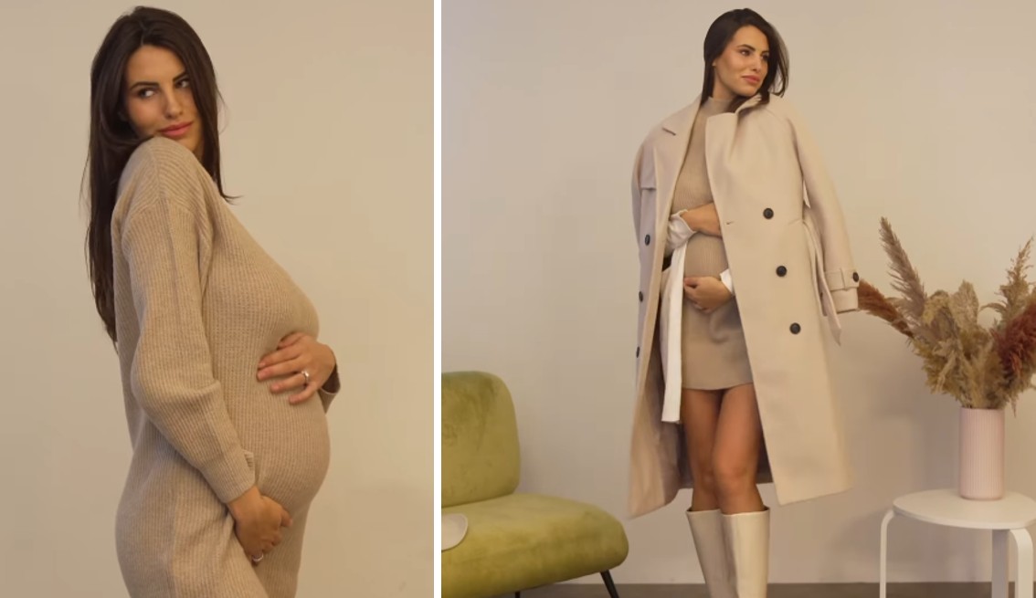 L'ex Miss Italia Carolina Stramare mostra il pancione al settimo mese ...