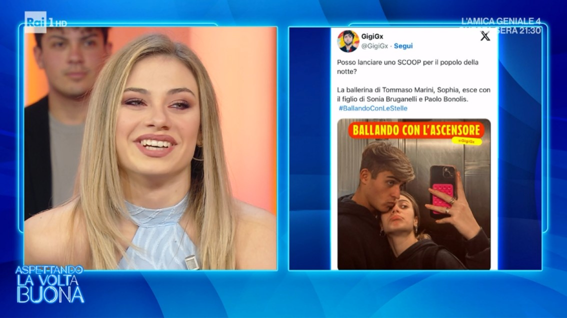 Davide Bonolis, figlio di Paolo e Sonia Bruganelli, si è fidanzato con ...