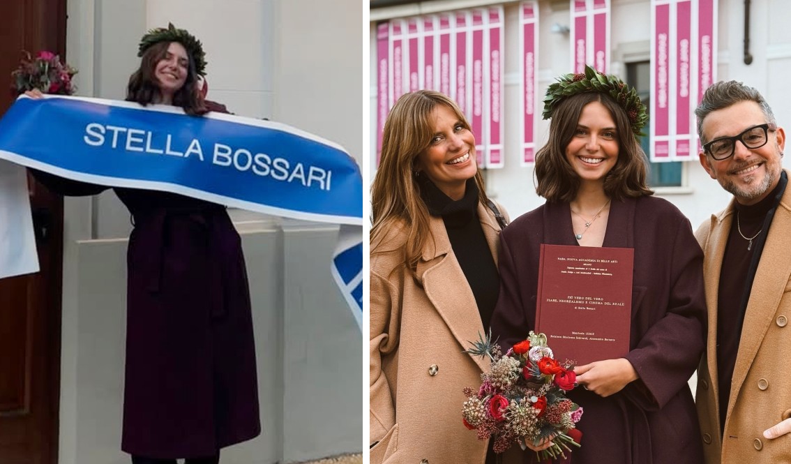La figlia di Daniele Bossari e Filippa Lagerback si è laureata! Papà ...
