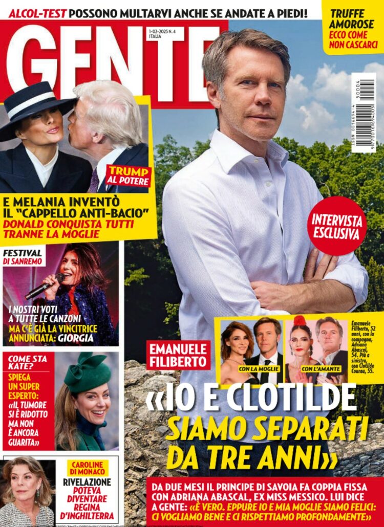 ''Io e mia moglie siamo separati da tre o quattro anni'': Emanuele Filiberto di Savoia parla ...