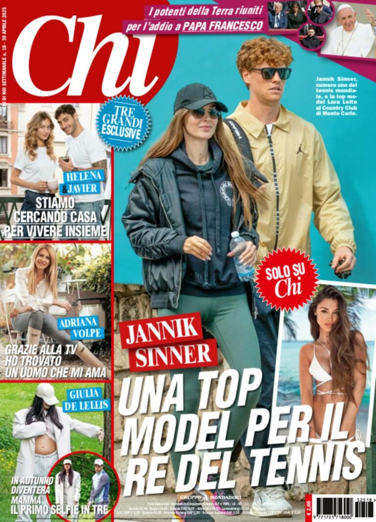 Il tennista Jannik Sinner paparazzato con la nuova fidanzata, una ...