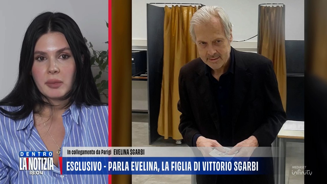 ''Le foto mi preoccupano'': Evelina Sgarbi in tv non fa passi indietro sul padre Vittorio, anche ...