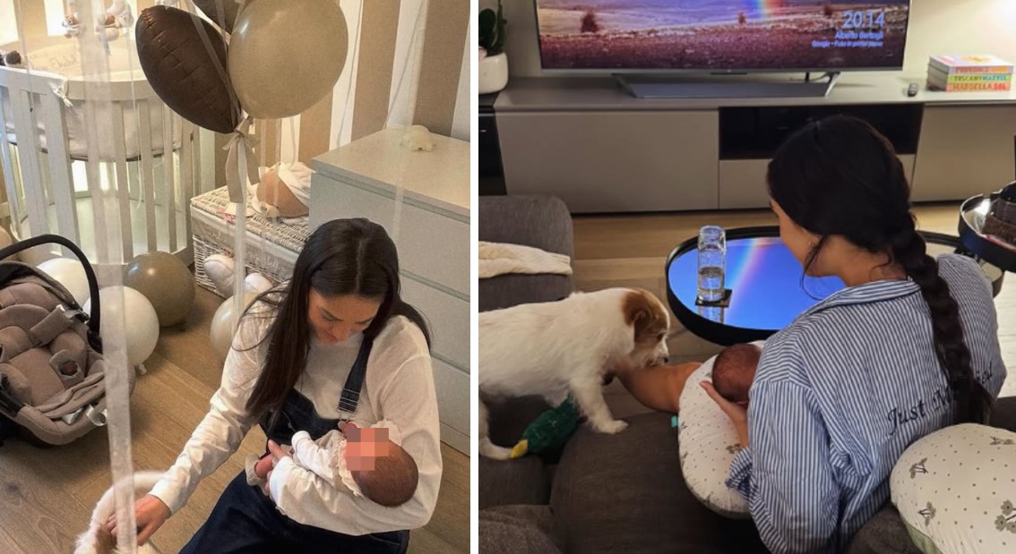 Le foto della prima settimana di vita di Clara Isabel la figlia di ...