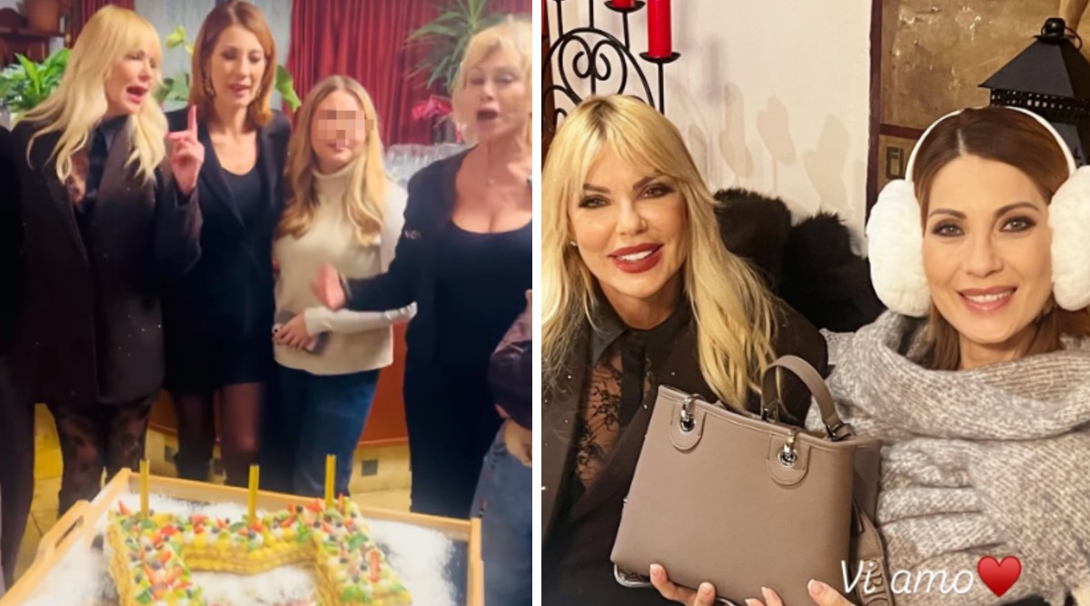 Milena Miconi festeggia i 54 anni in montagna insieme alle amiche vip ...
