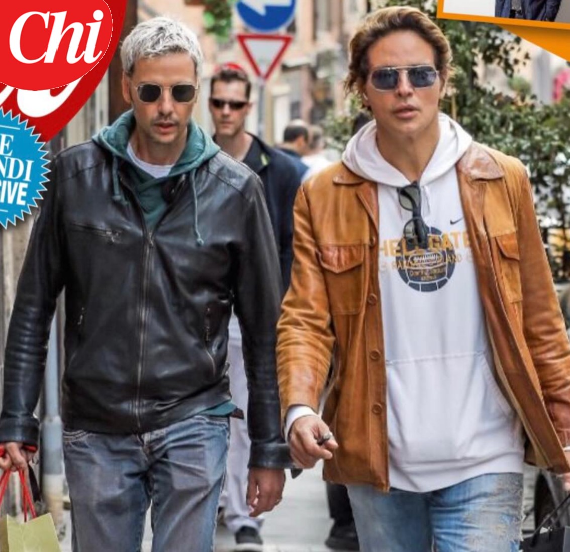 Gabriel Garko e il marito Giorgio paparazzati in strada a Roma: le prime foto della coppia, ecco ...