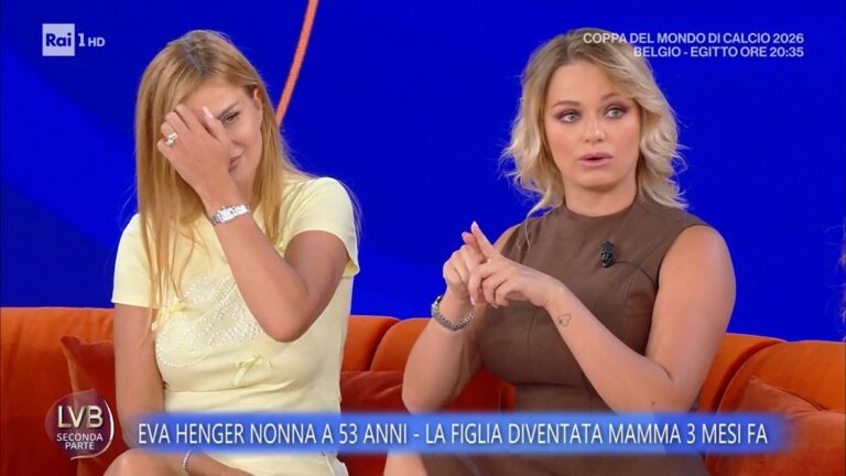 ''Dicono tutti che…'': Mercedesz Henger in tv con la neo nonna Eva ...